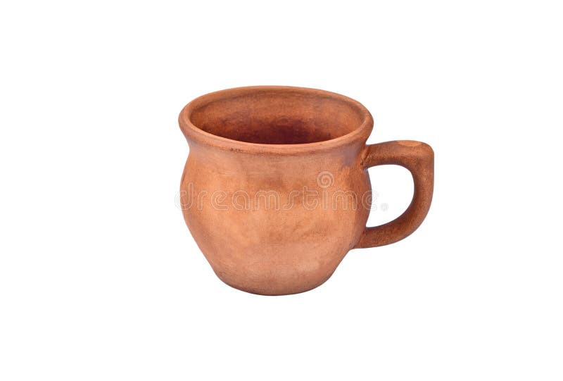 Clay cup stock photo. Image of fictile, ceramicist, handle - 15909804