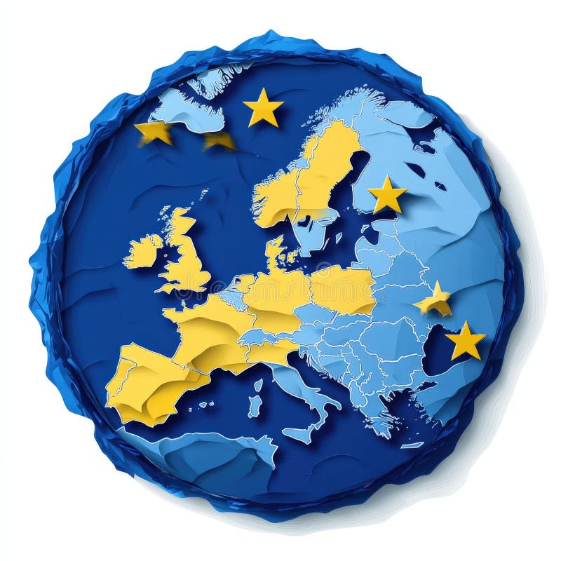 Clay 3d Model Earth Elegantly Shown White Background Stock Photos ...