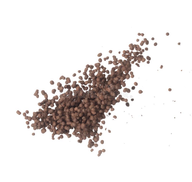 Clay Drainage Tiny Size Ball Pour Fall Down, Explosion in Air. Clay ...