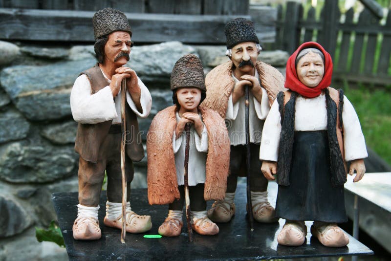 Clay figurines stock image. Image of figurines, headgear - 49025799