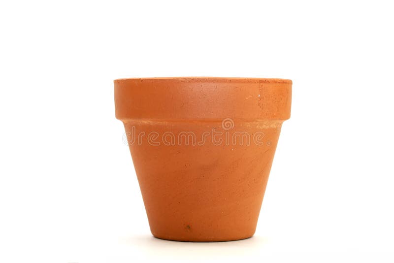 Clay flower pot stock image. Image of planting, houseplants - 26956073