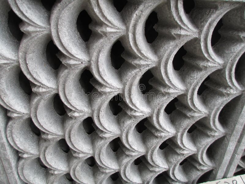 Clay Frame Designs for Wall Construction Stock Photo - Image of craft ...