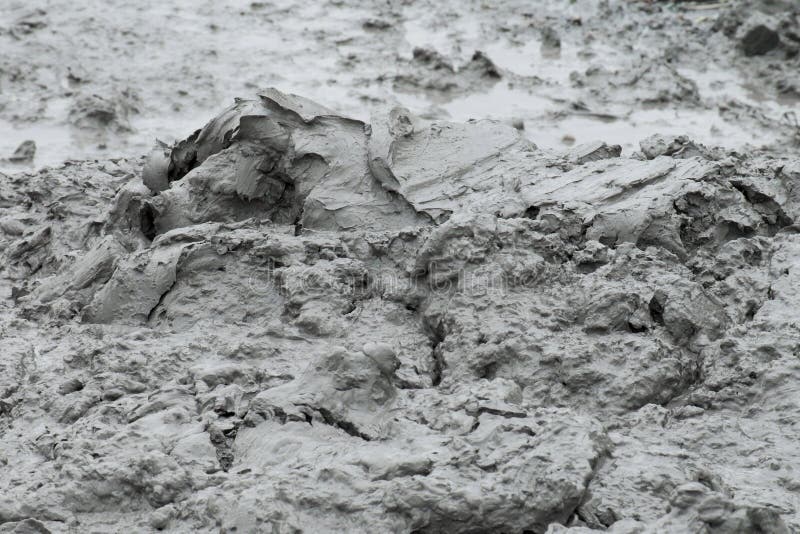 Clay Gray, Natural Mud Grey in Swamps. Stock Photo - Image of marine ...