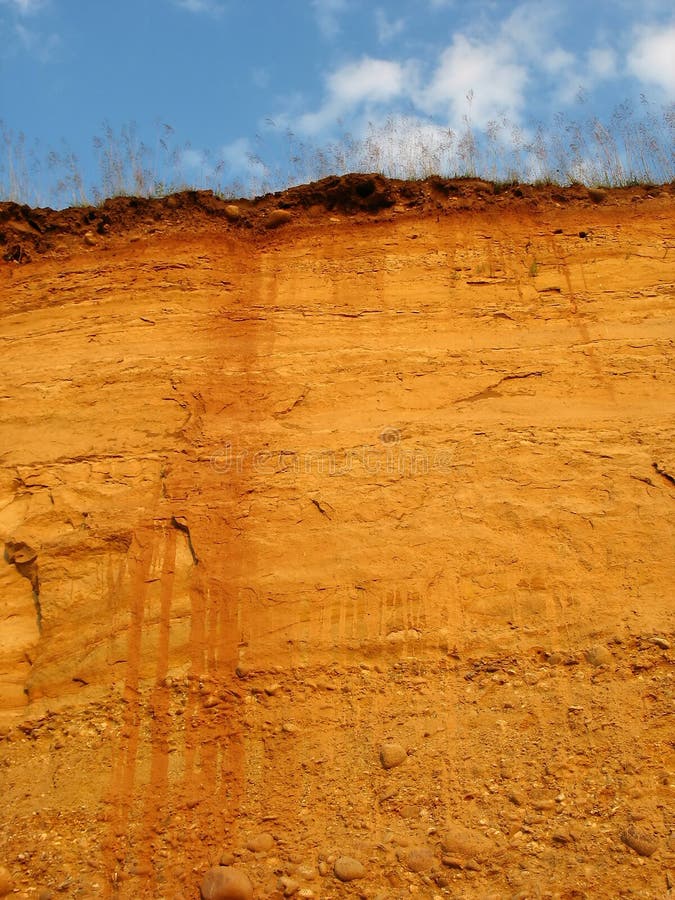 Clay hill scenery stock photo. Image of loamy, earthwork - 5567038