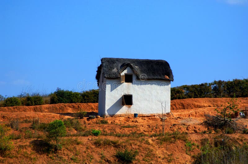 Clay hut stock photo. Image of garden, clay, thatch, roof - 4868272