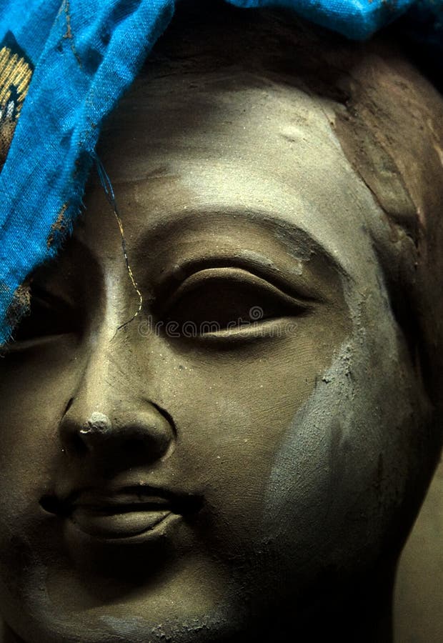 Clay idol of Hindu god stock photo. Image of colours - 41143276