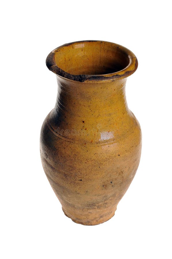 Clay jug stock image. Image of brown, indigenous, close - 16727847