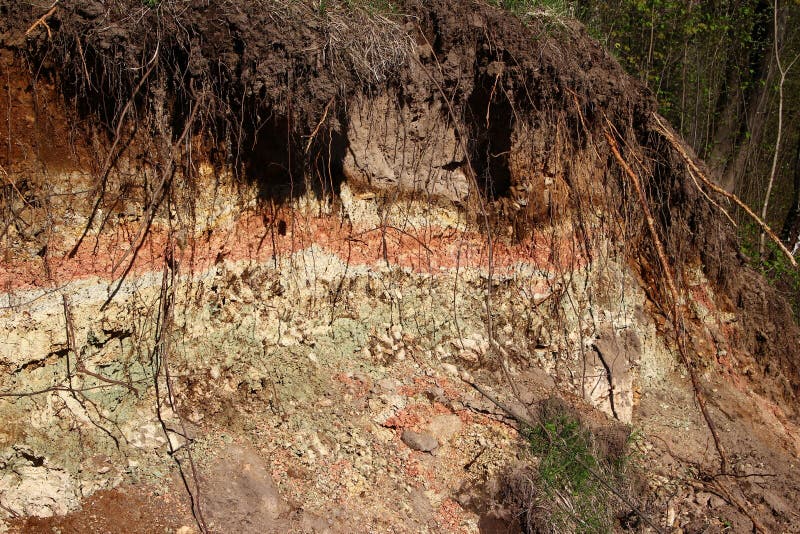 Folded Layers of Calc-silicate Rock One Type of Metamorphic Rock from a ...