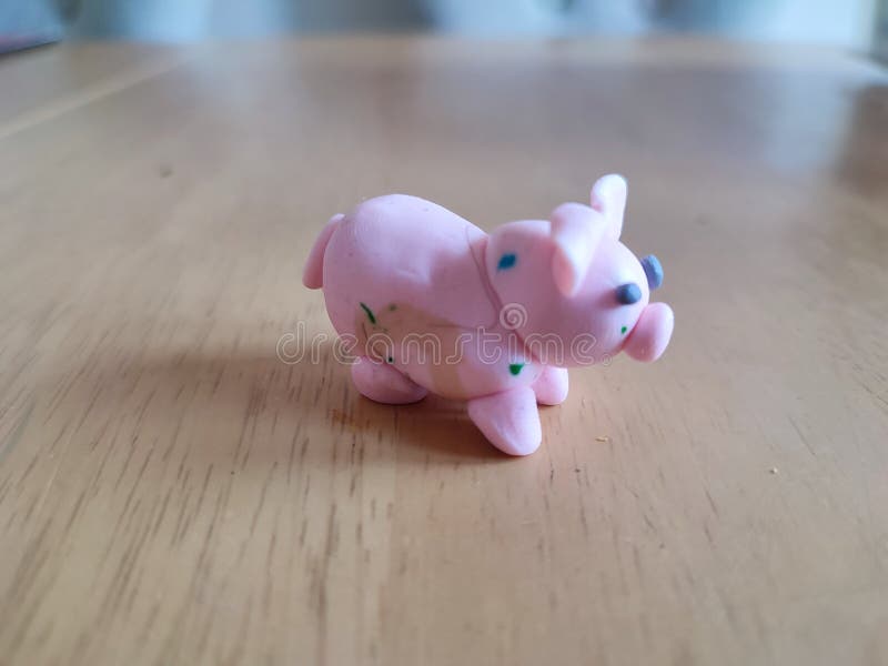 Clay model of a pig stock image. Image of skin, organ - 231741419