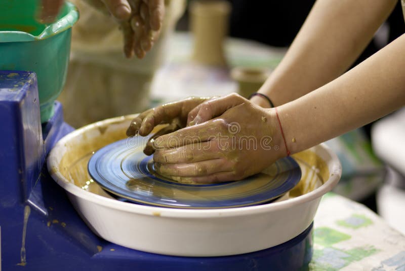 Clay modeling stock image. Image of bowl, pottery, form - 30552525