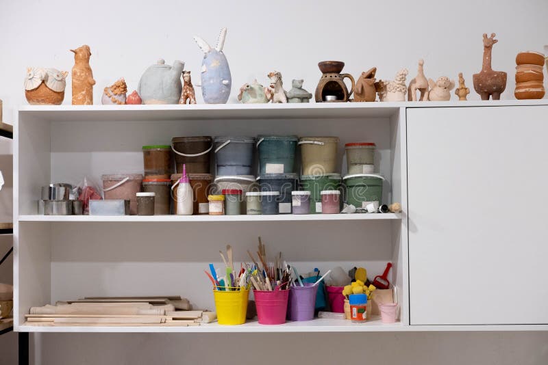 Clay Modeling Tools. a Set of Different Tools in a Clay Modeling Class ...