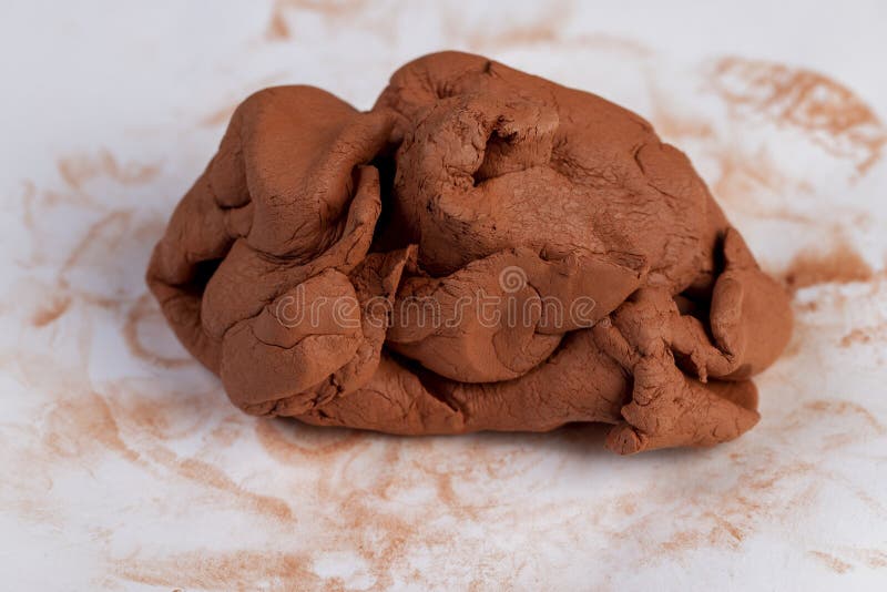 A Special Paste with the Addition of Orange Clay for Creativity and ...