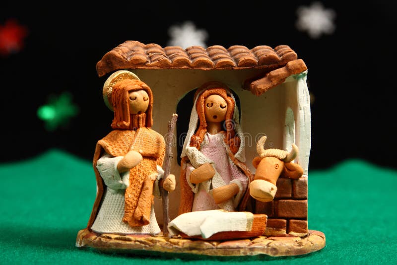 Clay nativity stock photo. Image of christmas, clay, rustic - 12083672