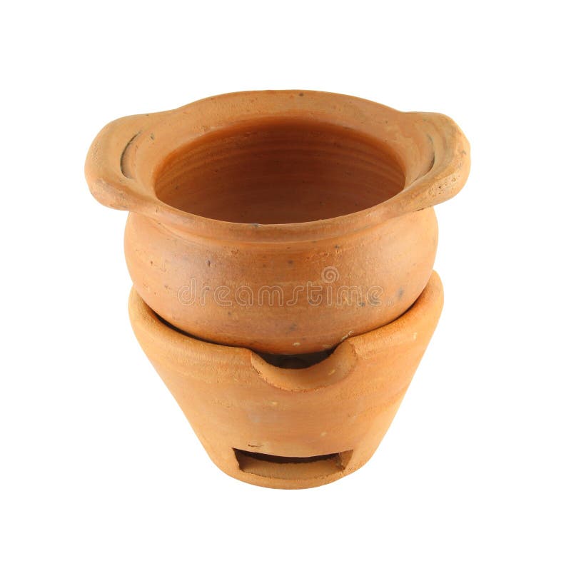 Clay Opened Pot and Stove Pottery Stock Photo - Image of chamber ...