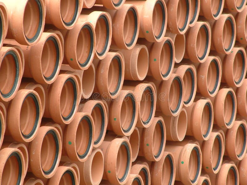 Clay Pipes stock photo. Image of pipes, tubing, construction - 1001682