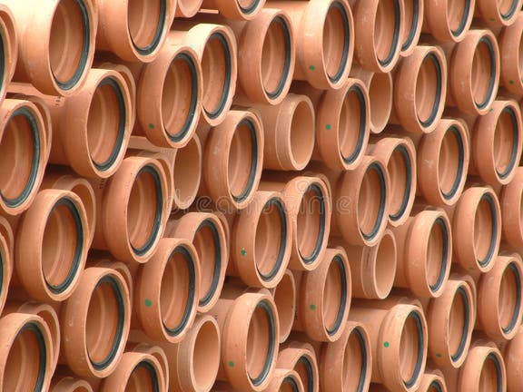 Clay Pipes stock photo. Image of pipes, tubing, construction - 1001682