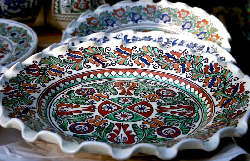 Clay plate stock photo. Image of home, bowl, lunch, design - 4944056