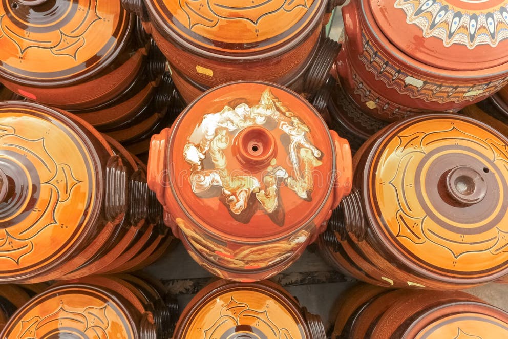 Clay pot stock photo. Image of mottled, crock, classical - 21584718