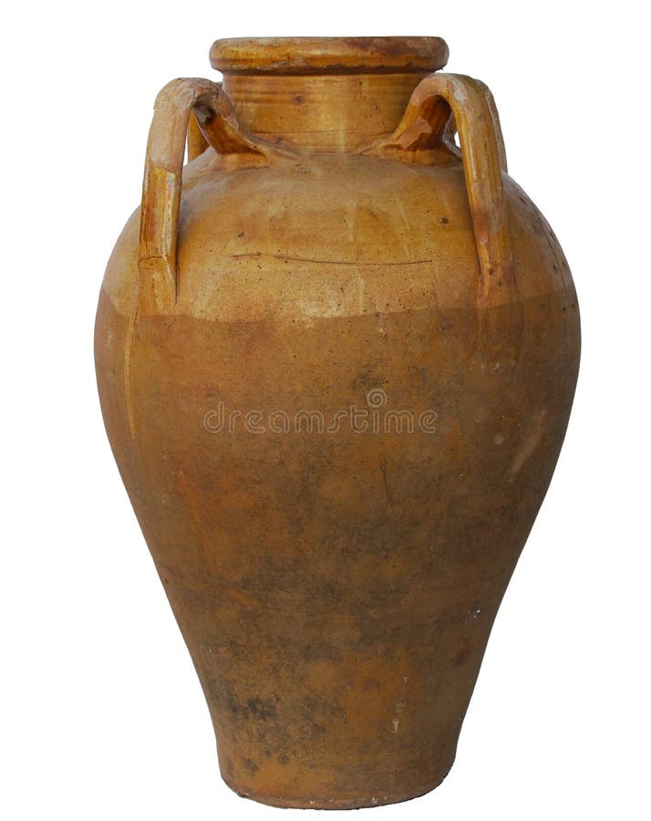 A clay pot stock image. Image of hair, craft, drink, container - 4532533