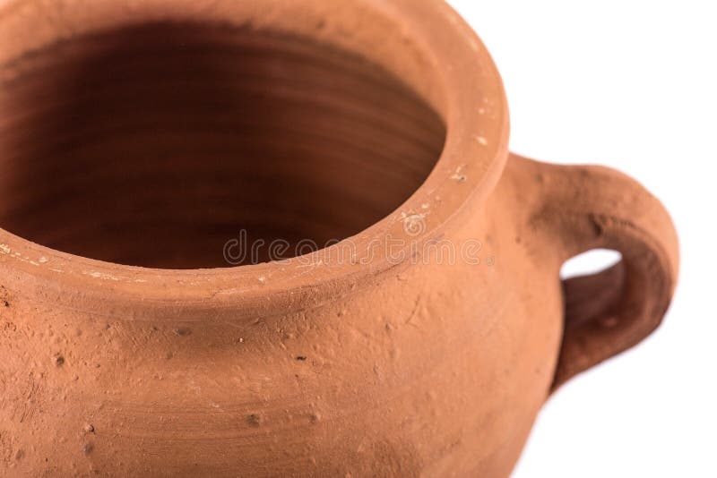 Clay pot close up stock photo. Image of crafts, asian - 65460204