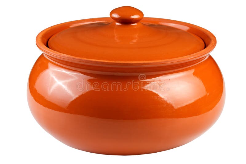 Clay pot for cooking. stock photo. Image of cuisine, simple - 50680172