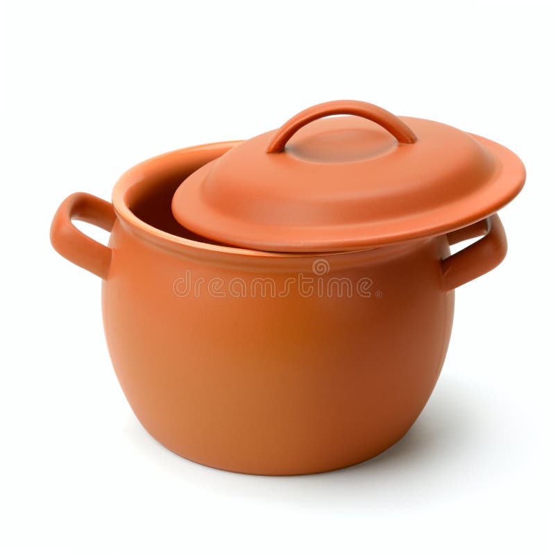 Clay pot stock photo. Image of kitchen, dish, ovenproof - 87545060