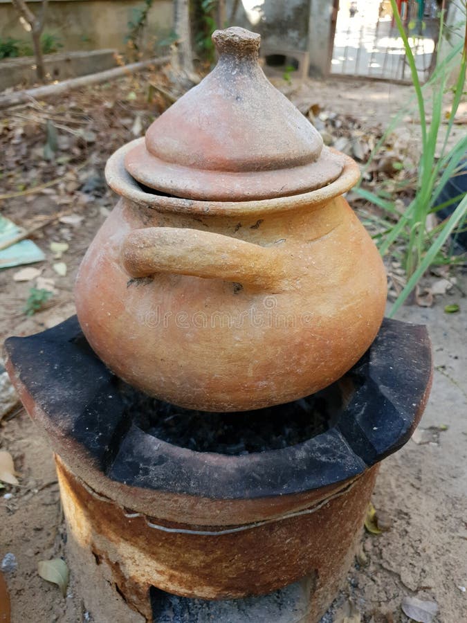 Clay pot of thai stock photo. Image of rustic, clay - 167974536
