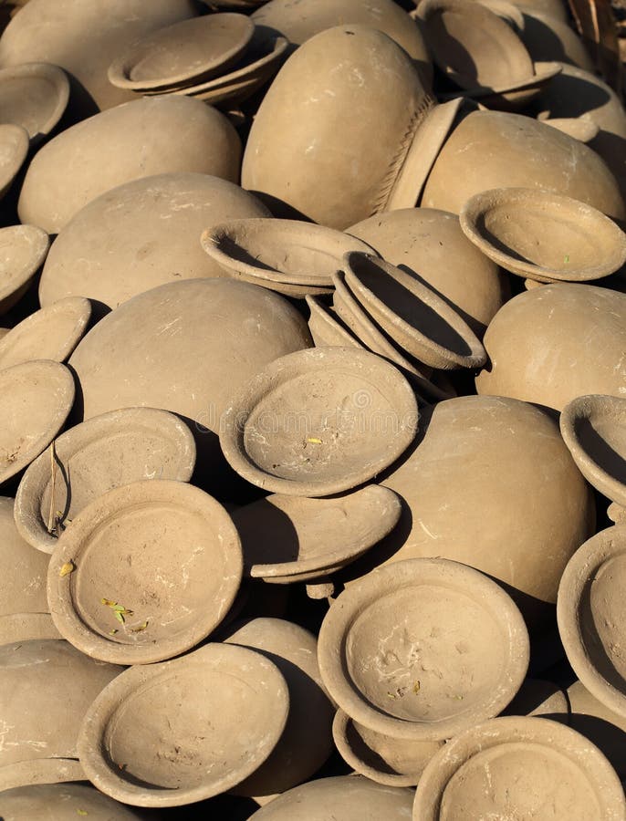 Clay Pot, Thai Traditional Kitchen Stock Image - Image of ancient ...