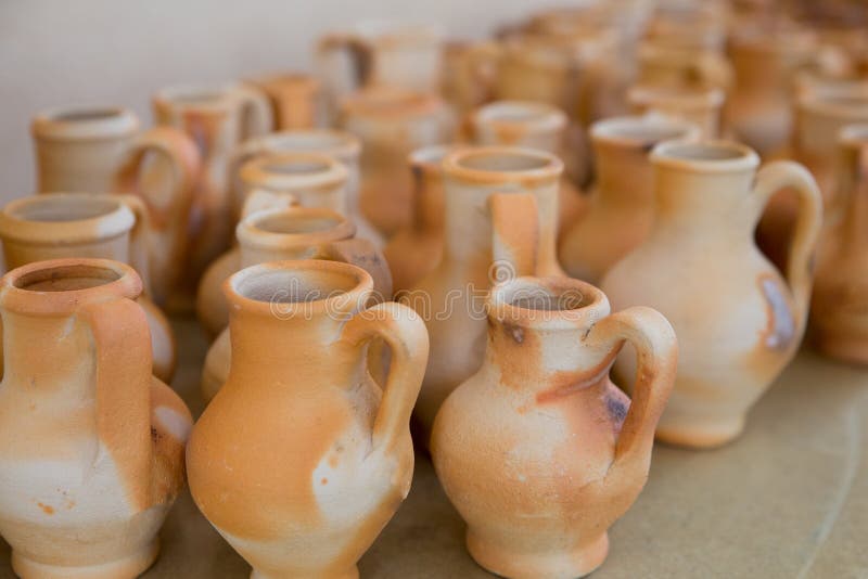 Clay pots stock image. Image of equipment, clay, bake - 26587959
