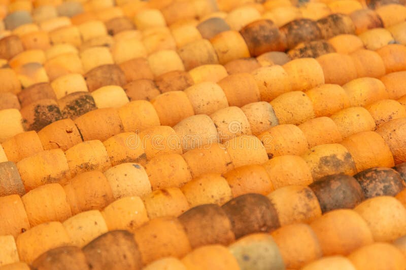 Clay Pots As an Abstract Background. Texture Stock Photo - Image of ...