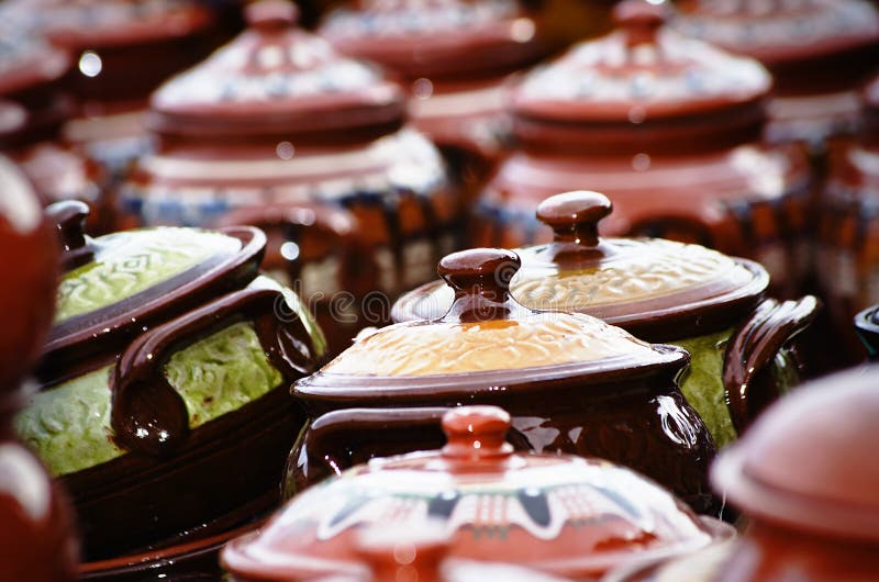 Clay Pots stock image. Image of decorative, container - 41252737