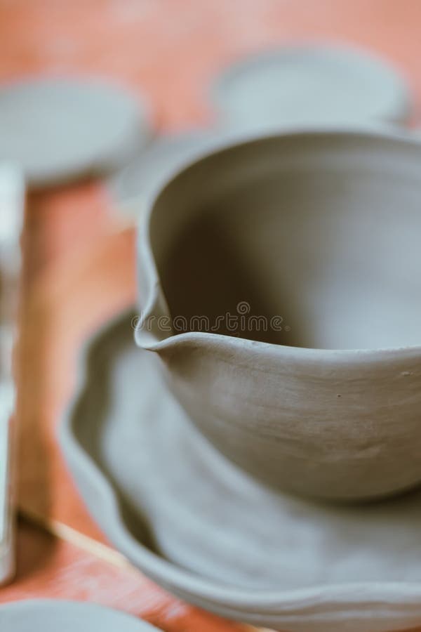 Clay Pottery Ceramic Products Stock Image - Image of detail, handcraft ...
