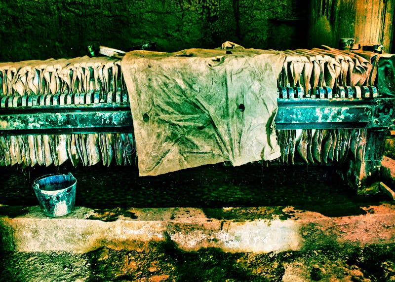 Clay Preparation in a Traditional Factory Stock Photo - Image of nature ...