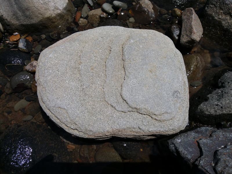 Clay rock in the river stock image. Image of wood, forms - 214586571