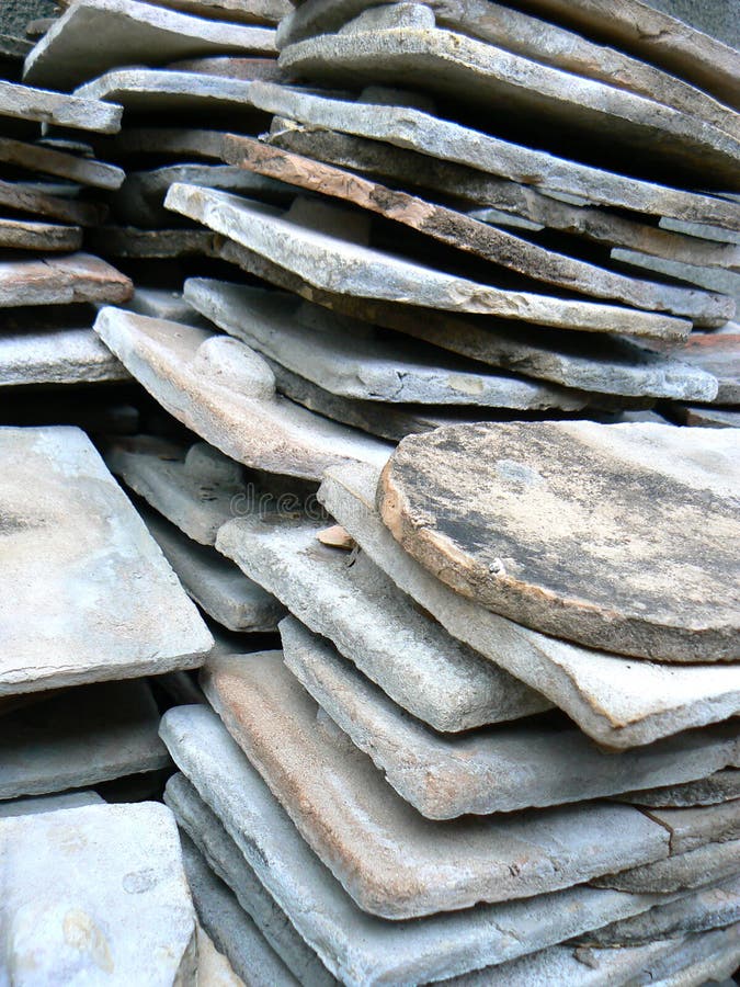 Clay roof tiles stock photo. Image of tiles, shell, roof - 264172520