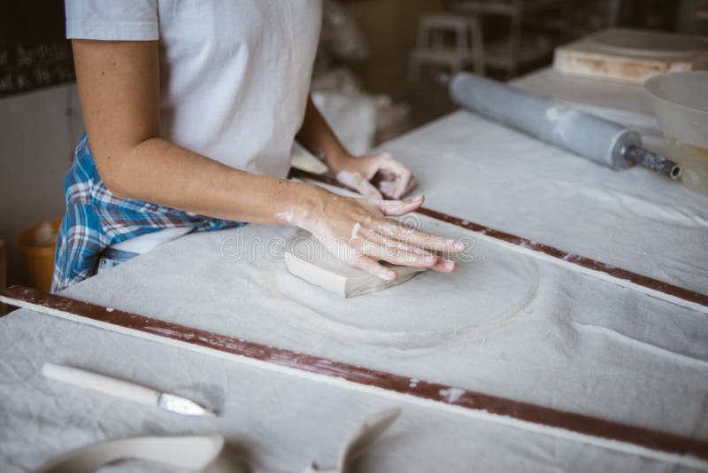 Clay stock photo. Image of handmade, experience, design - 87364950