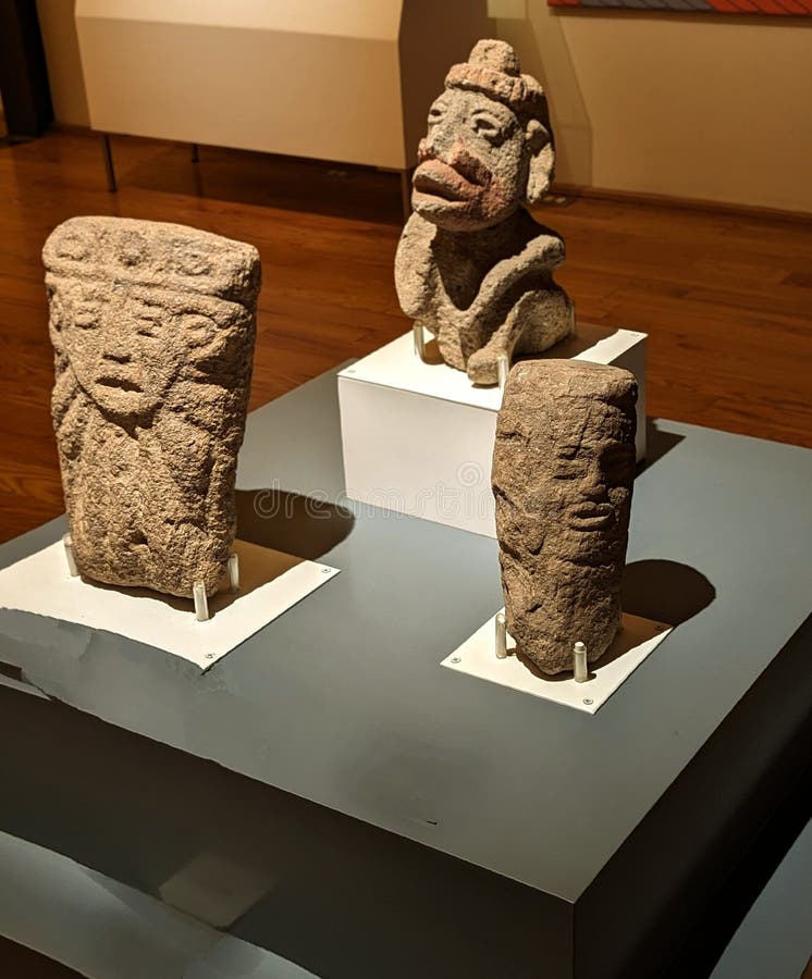 Clay Sculptures Shown in a Museum Stock Photo - Image of historical ...