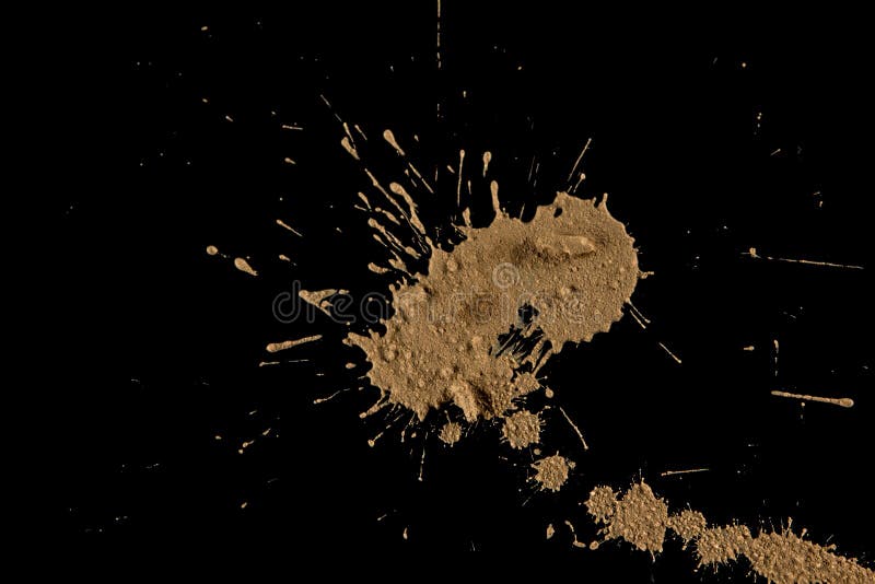 Texture Clay Moving in White Background. Stock Photo - Image of dirt ...