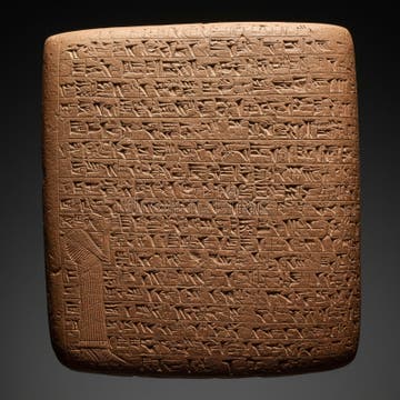 Clay Tablet Featuring Cuneiform Script, an Ancient Writing System Used ...