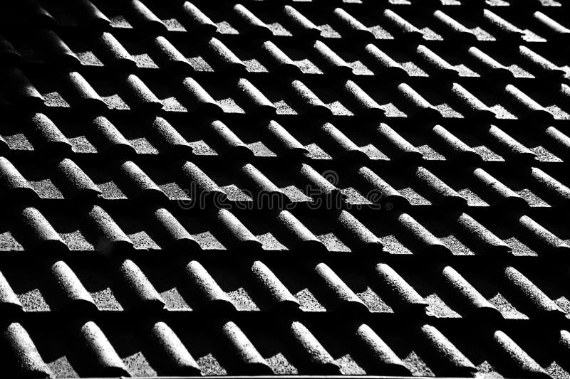 Clay tile roof 15987 stock photo. Image of ripples, clay - 336031244