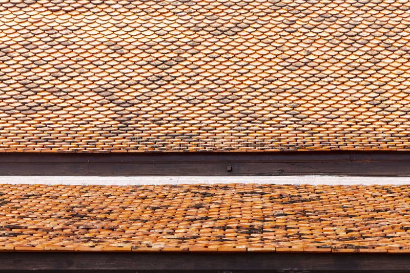 Tile Roof at Thai Temple Pattern and Background Seamless Stock Photo ...