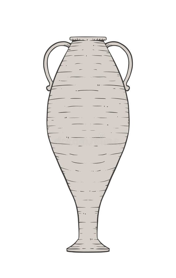 Clay vessel design stock vector. Illustration of earthen - 298421926