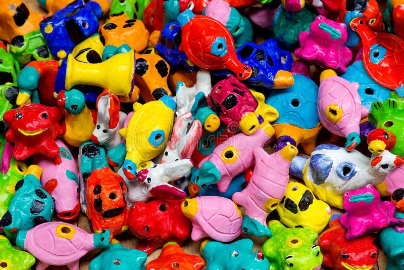Clay whistles stock photo. Image of colrido, funny, whistles - 90316110