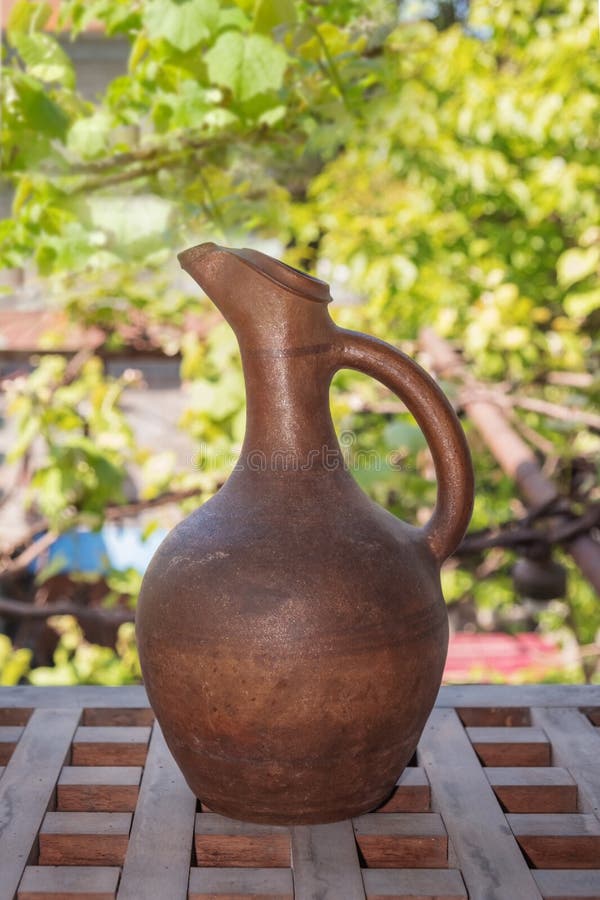 Clay Wine Pot stock photo. Image of ancient, china, spanish - 64818766