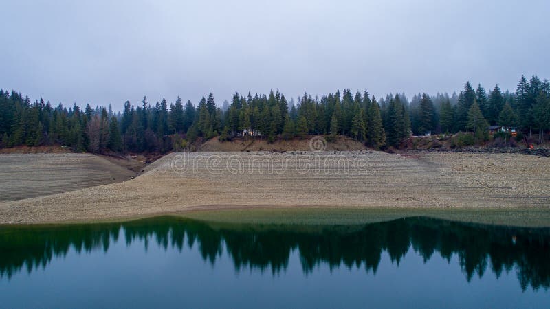 Cle Elum Lake, Washington State in December of 2020 Stock Photo - Image ...