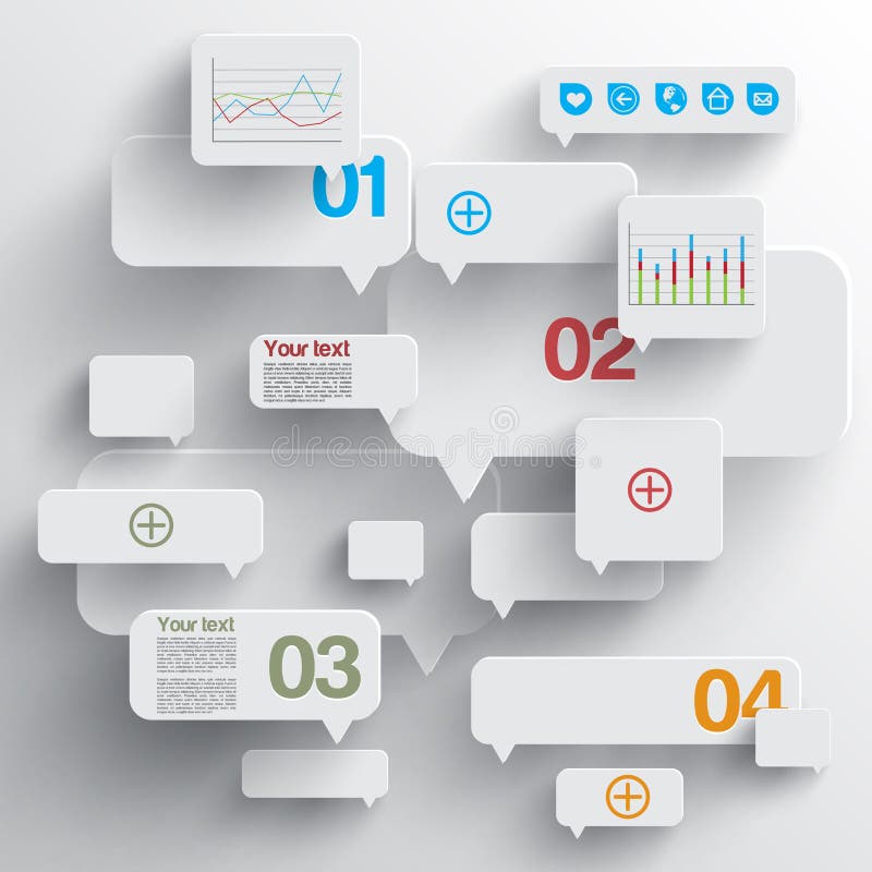 Clean Abstract Template for Webdesign, Vector Illustration Stock Vector ...