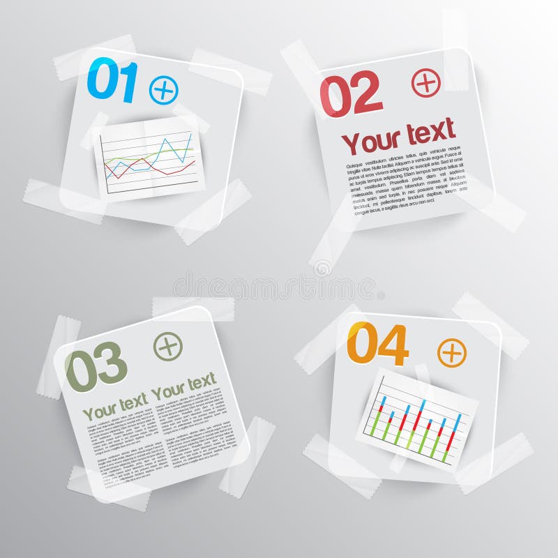 Clean Abstract Template for Webdesign, Vector Illustration Stock Vector ...