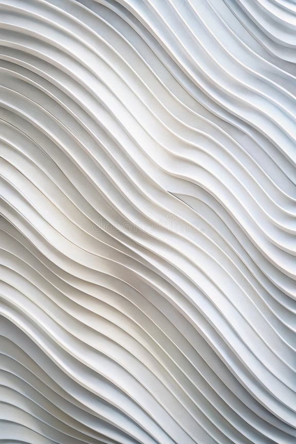 Abstract White Wave Pattern Background Stock Illustration ...