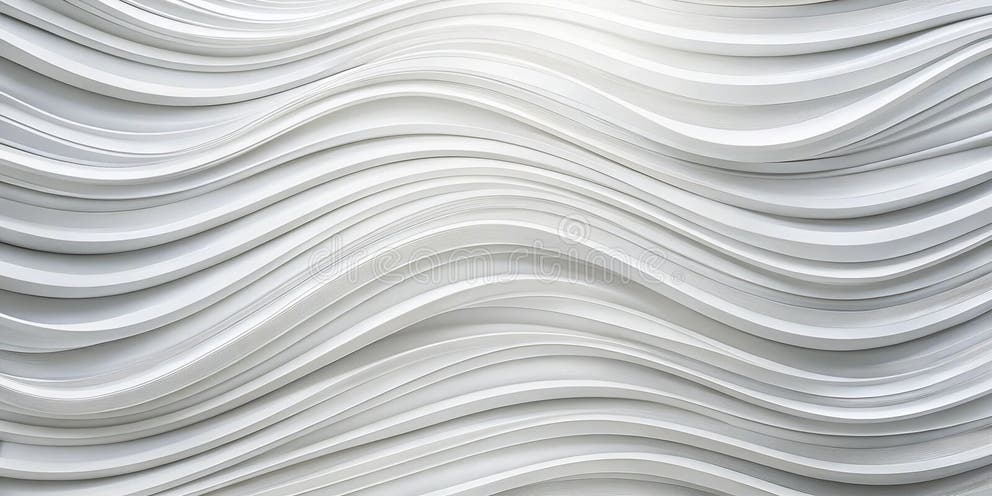 Abstract White Wave Pattern Background Stock Illustration ...