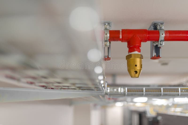 Clean Agent Fire Suppression System. Stock Photo - Image of conductive ...